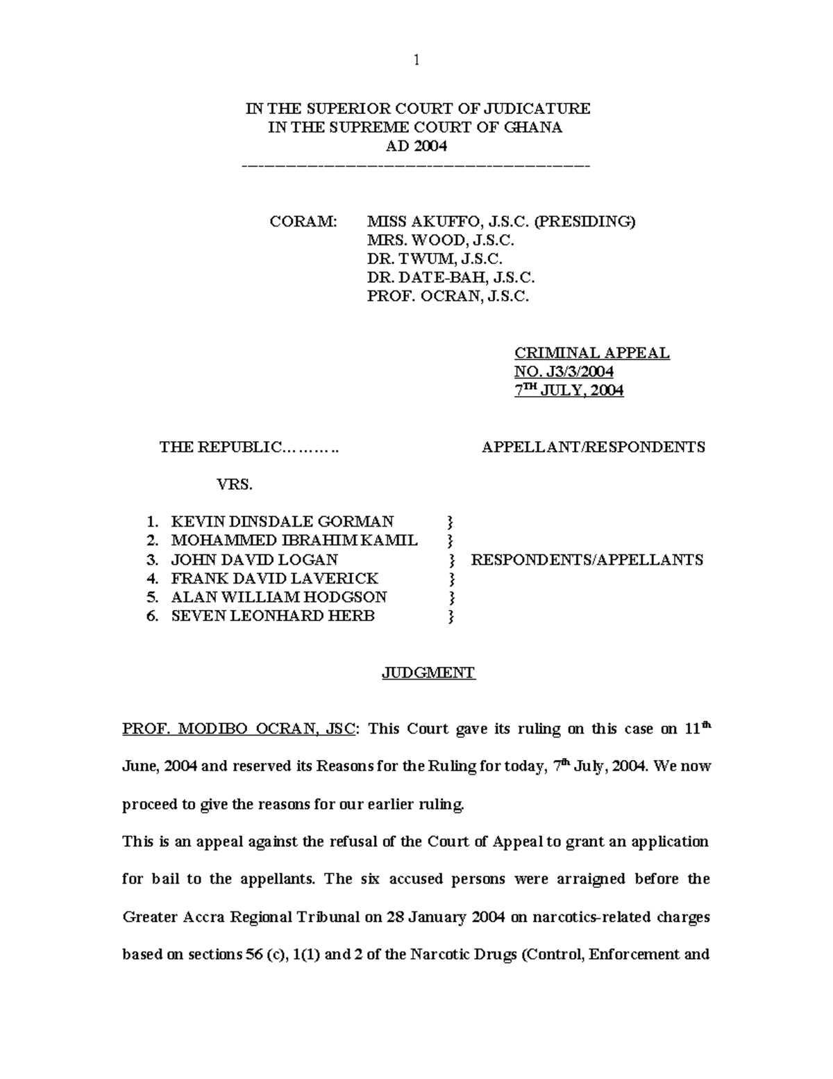 Republic v. Kelvin D. Garmon: Supreme Court Judgment Analysis - Studocu