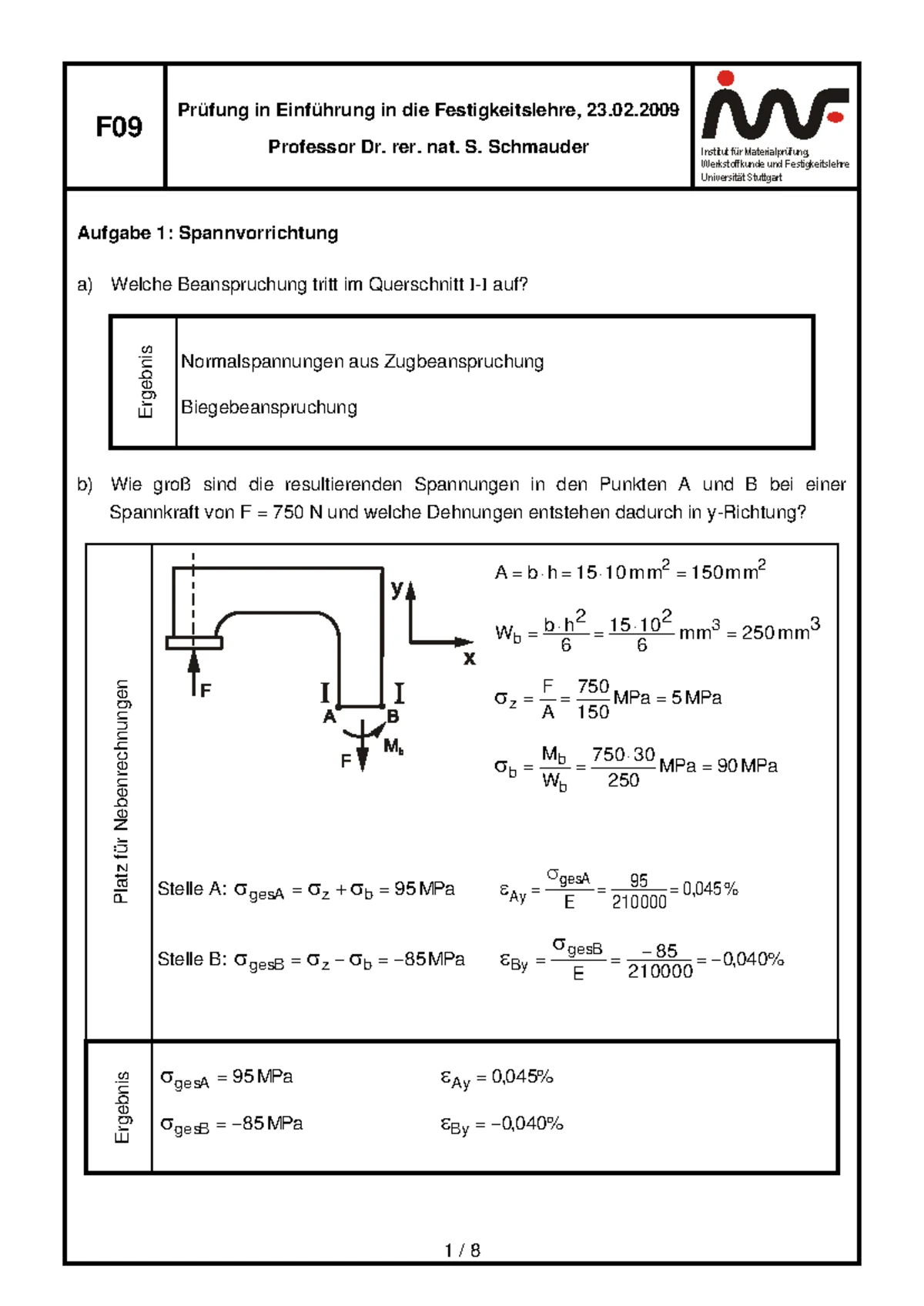 Federkennlinie - Anleitung - Anleitung mit Beispiel: Federkennlinien ...
