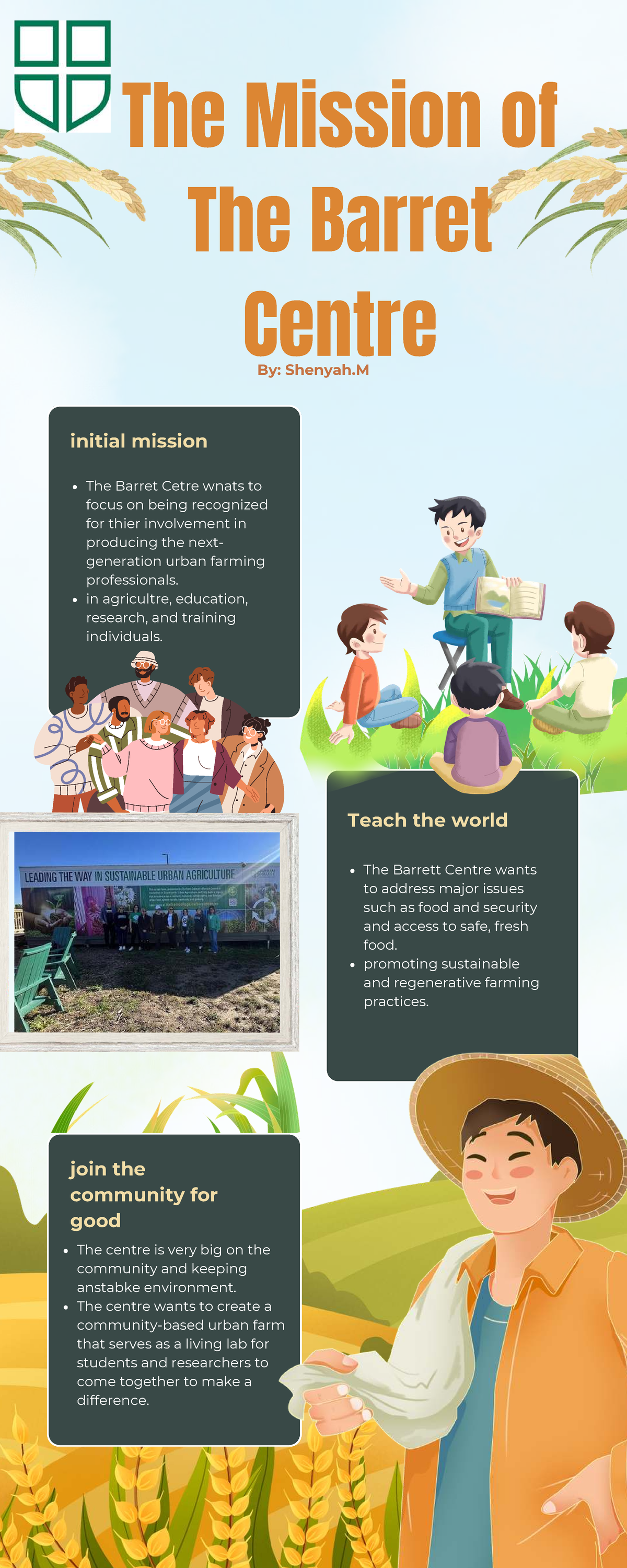 Barret Centre Mission: Urban Farming & Community Engagement Notes - Studocu