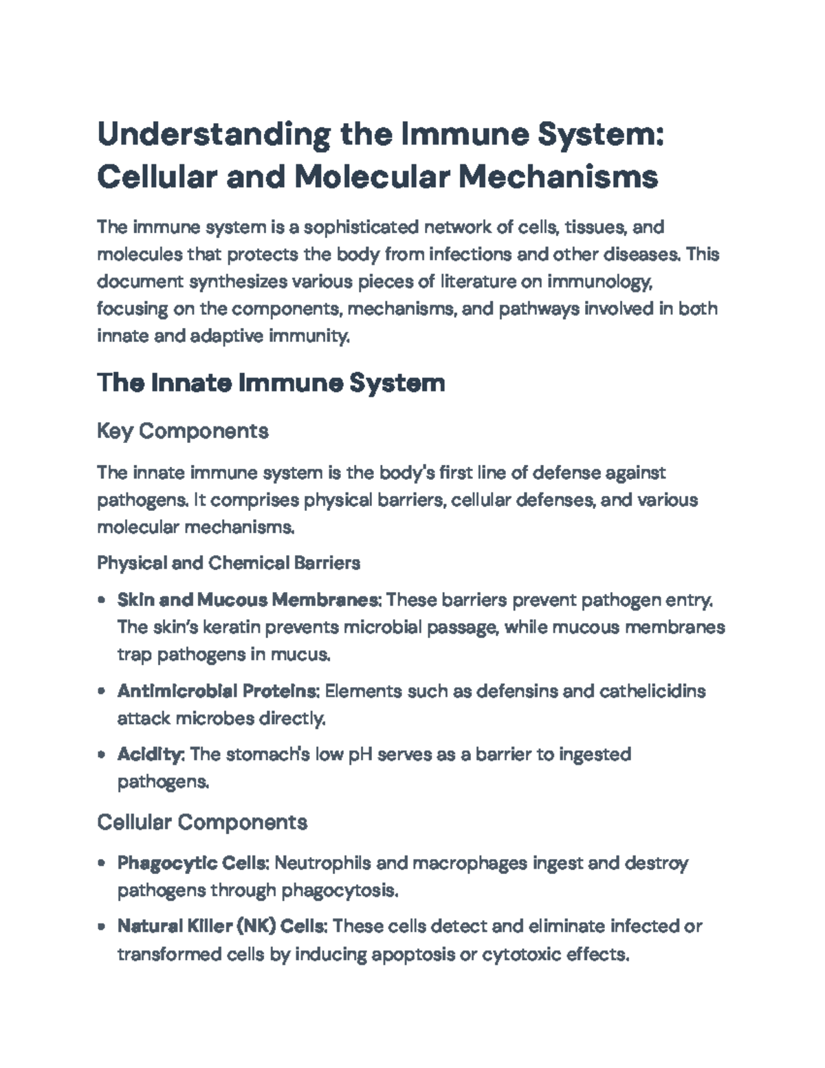 Immunology 101: Understanding the Immune System Mechanisms and ...
