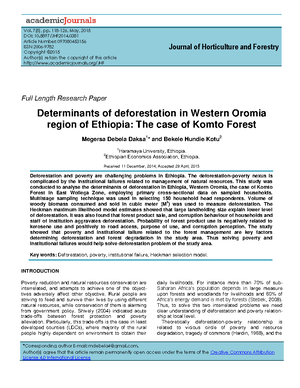 Geography Module - Freshman course - Compiled By: Dr. Teferi Mekonnen ...