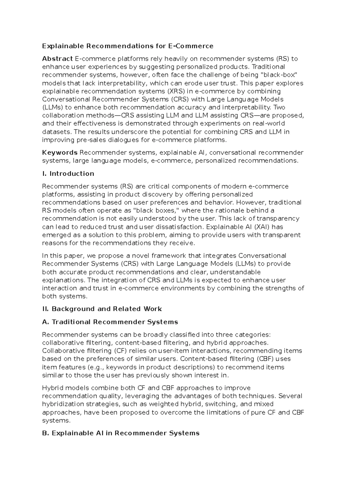 Explainable Recommendations Derivations Explainable Recommendations