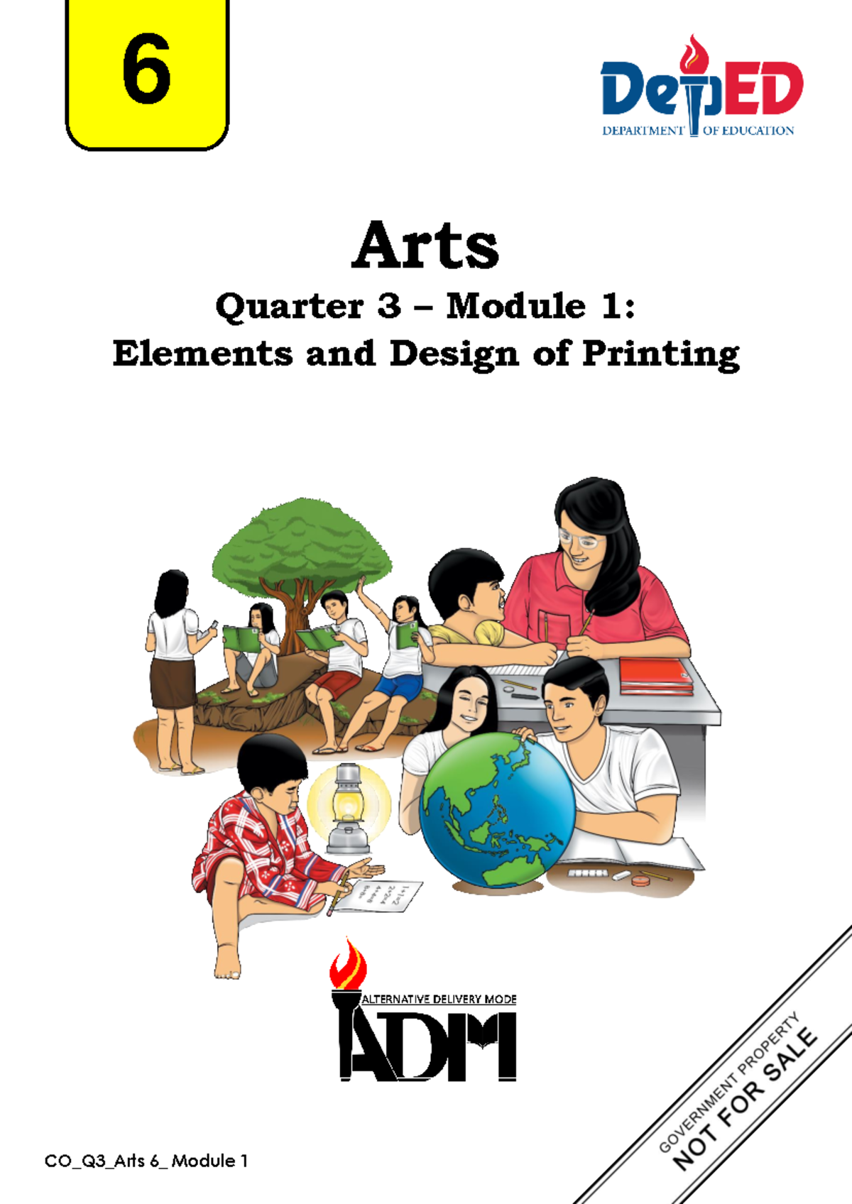 ARTS6 Q3 M1 - Understanding Elements & Design in Printing - Studocu