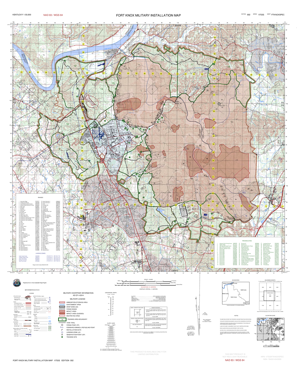 Fort Knox Military Installation Map (V753S) - Edition 002 - Studocu