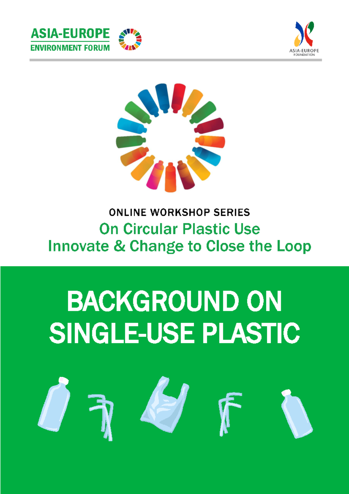 Background-on-paper-on-SUP ENVforum - BACKGROUND ON SINGLE-USE PLASTIC ...