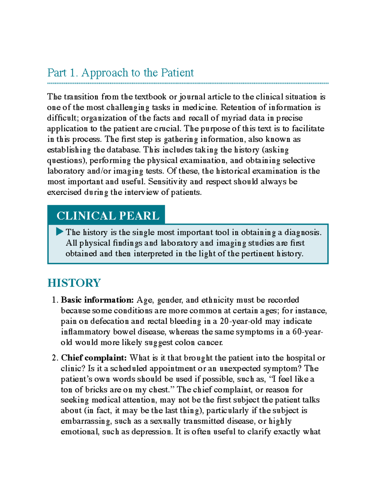 Approach to the Patient: Clinical Insights from Case Files IM 6th Ed ...