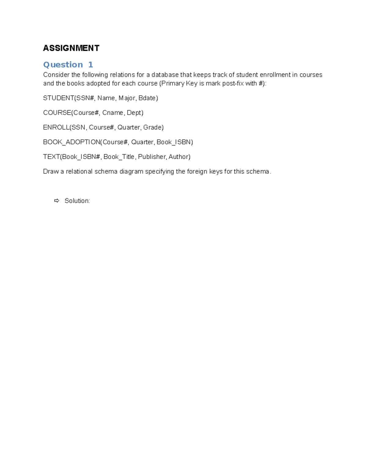 Database Design & Normalization Assignment: DB101 Concepts Explained - Studocu