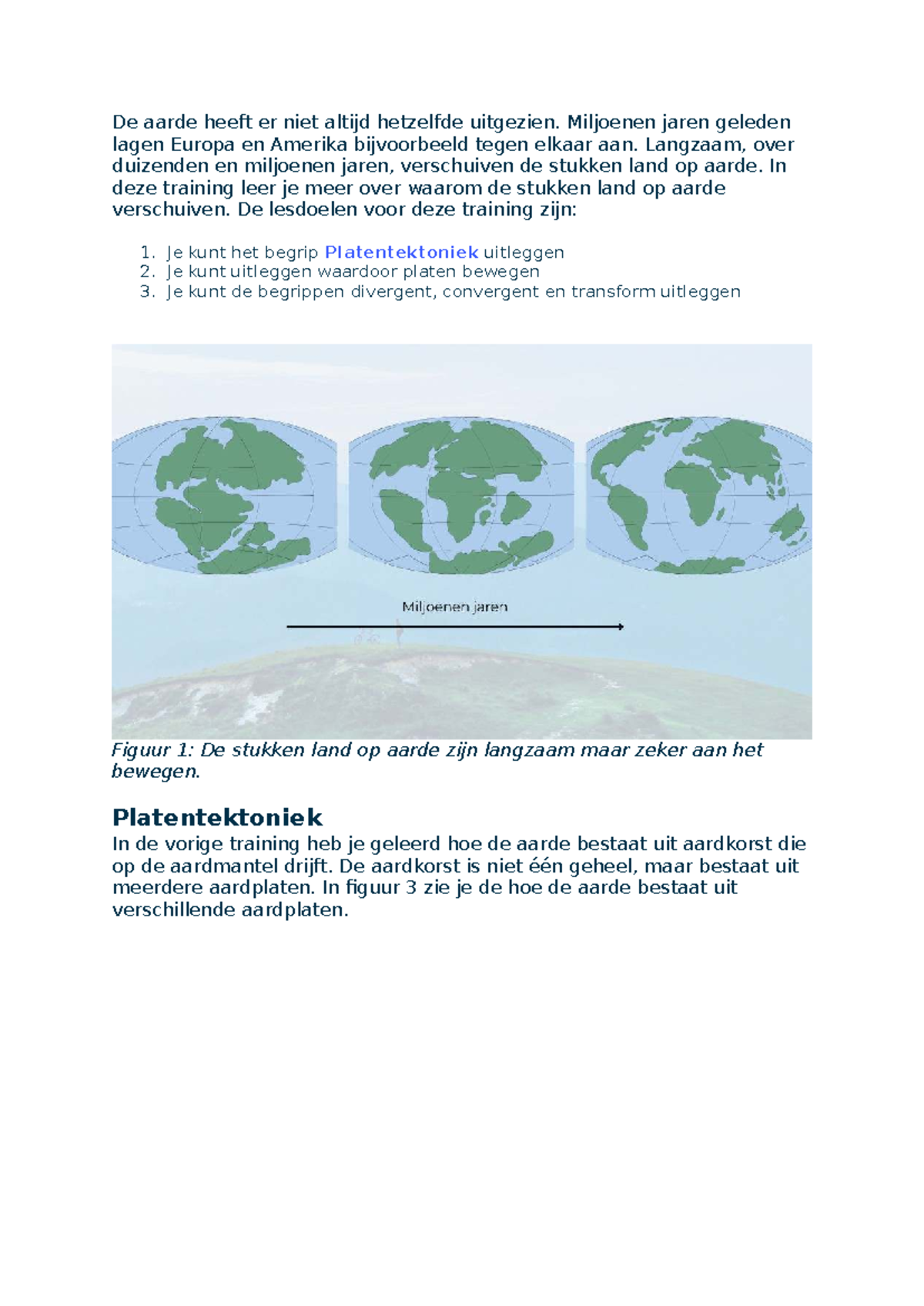 AK H1 - Platentektoniek en de Beweging van Aardplaten - Studeersnel