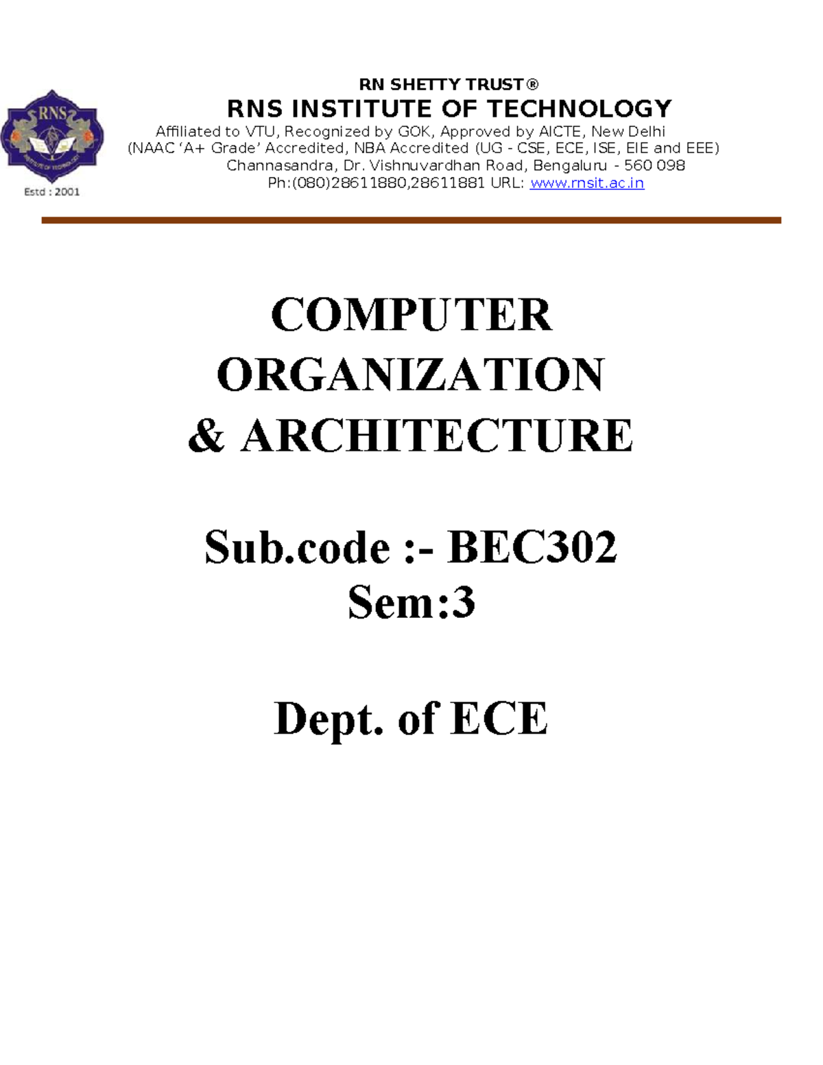 COA BEC302 Module 2: Addressing Modes and Assembly Language Concepts - Studocu