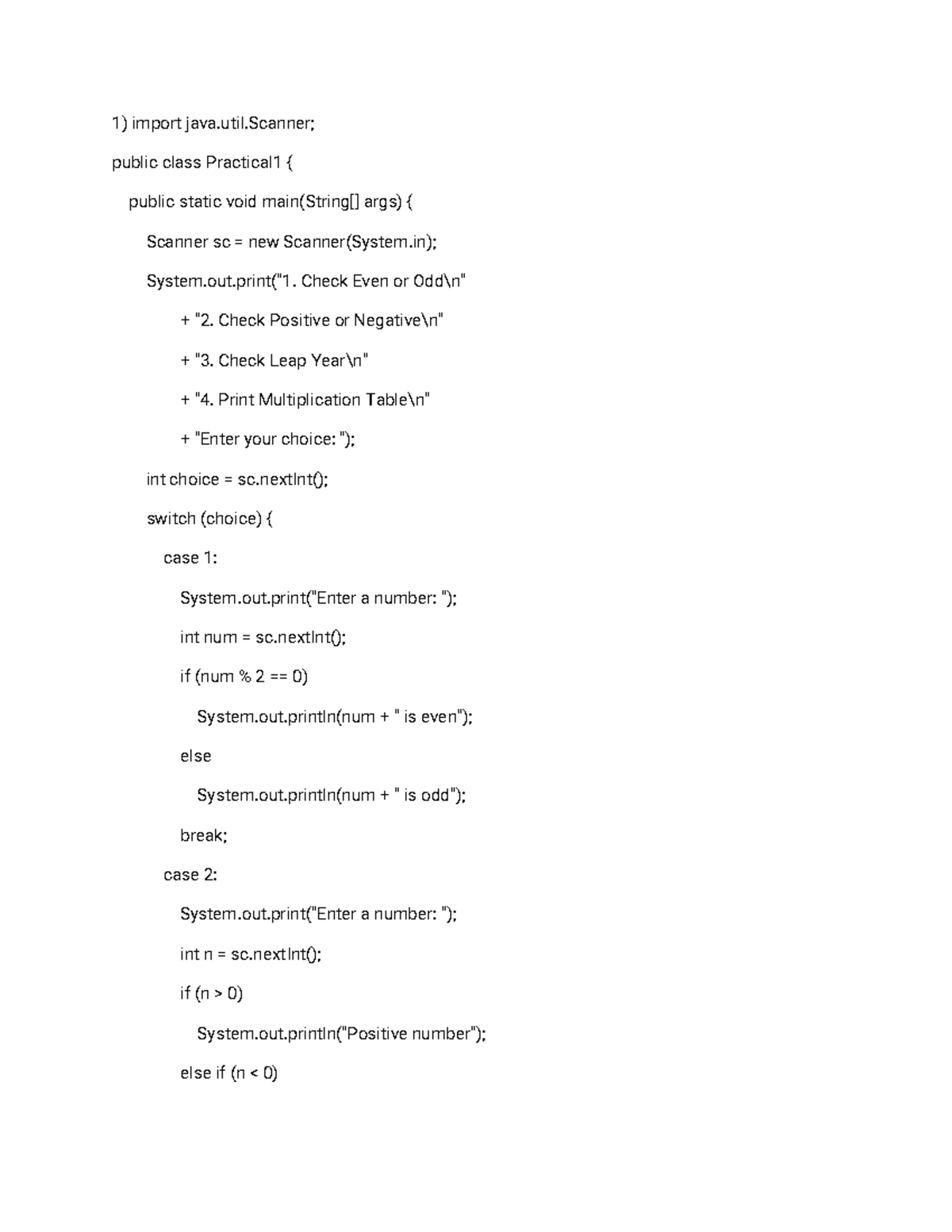 OOPJ - Practical Java Programming Exercises - Studocu