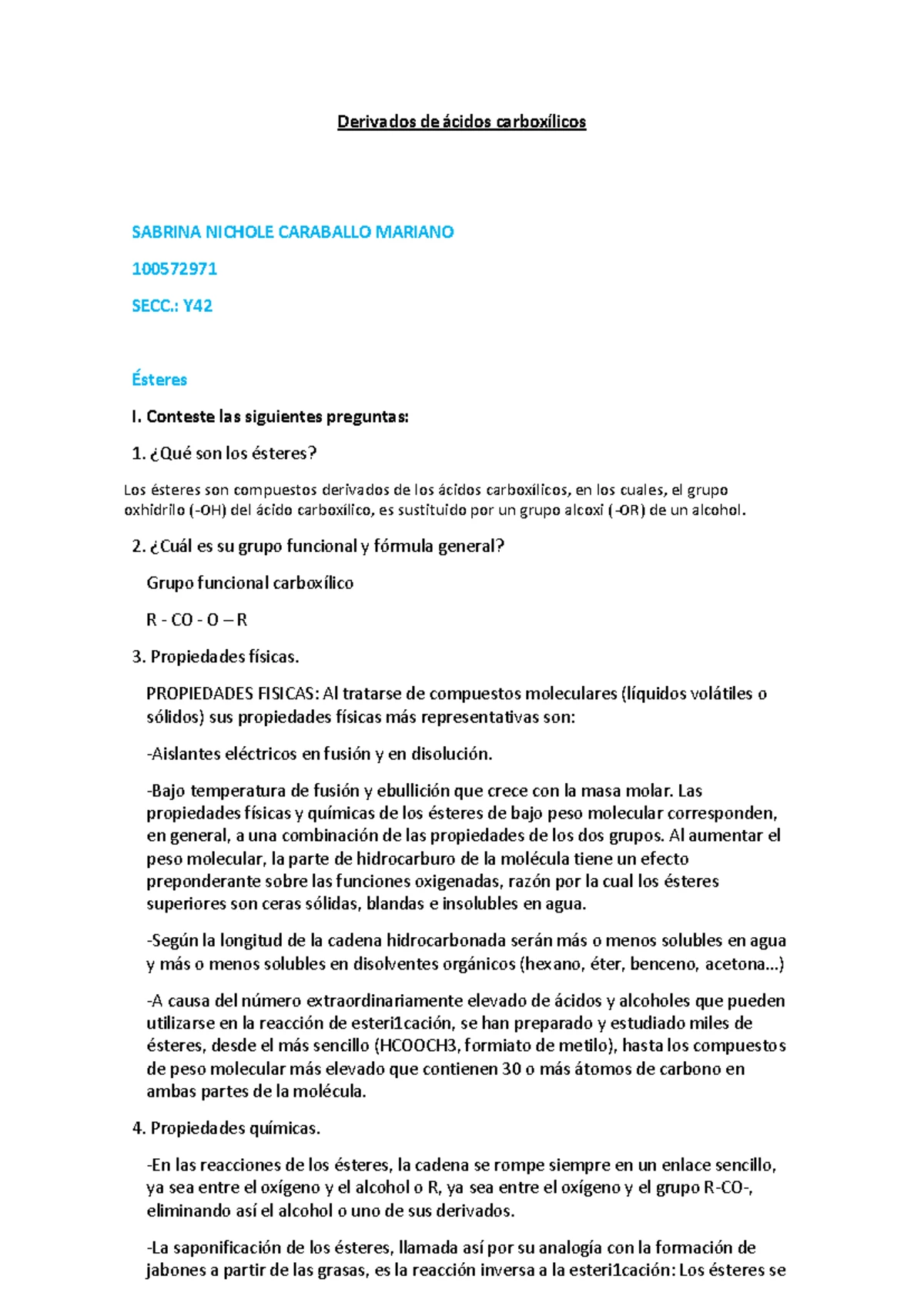 Guia de los Eteres - Éteres I. Conteste: 1. ¿Qué son los éteres? En ...