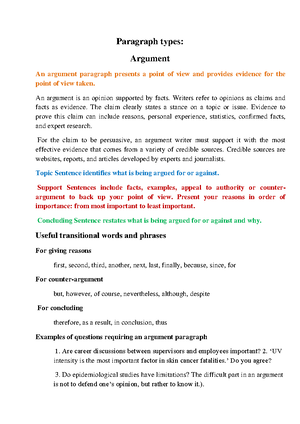 Examples of narrative paragraphs - Narrative paragraphs Narration: A ...