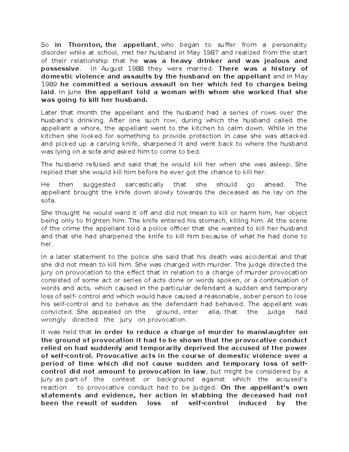 Annotated Criminal Case Briefs: A Comprehensive Overview - Studocu