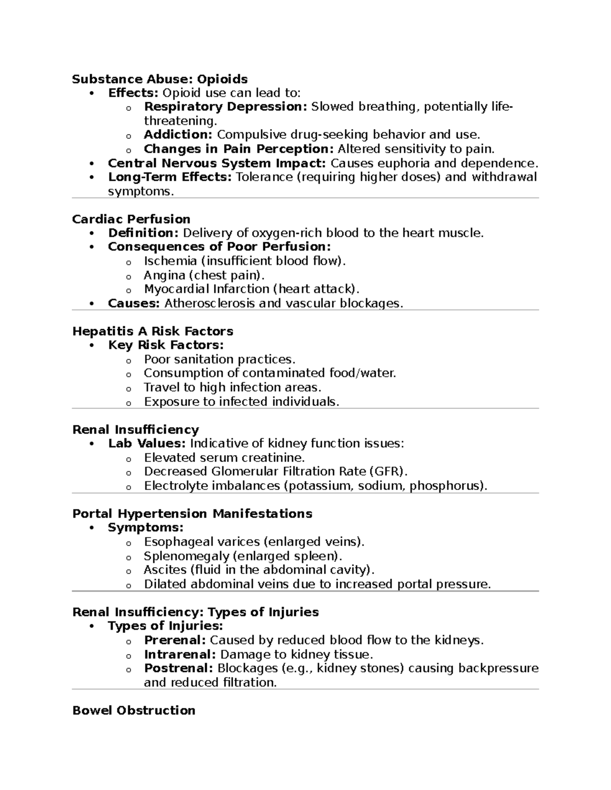 Pathophysiology Study Guide Revamp for Nursing 101 - Studocu