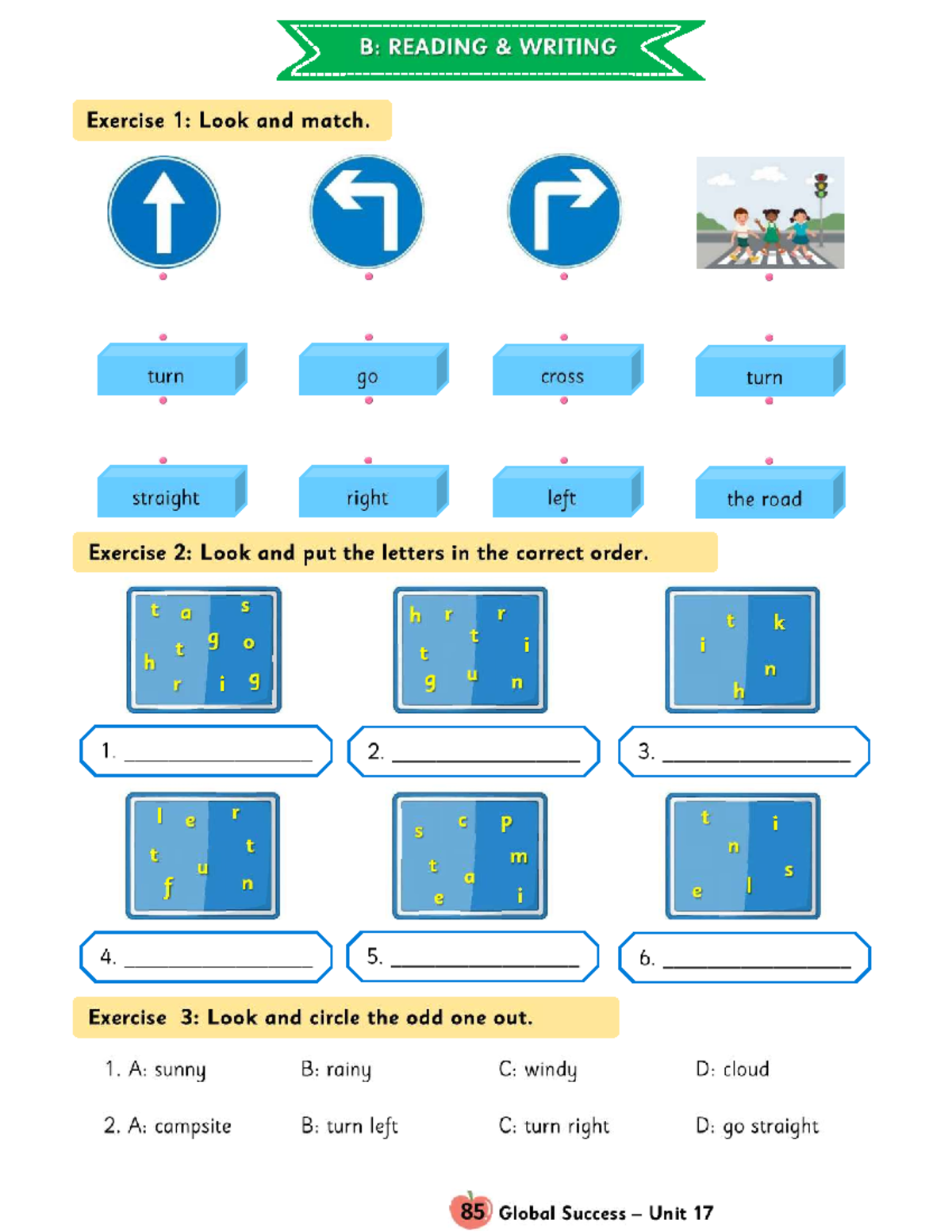 Global Success Unit 17 - Grade 3 Study Guide - Studocu