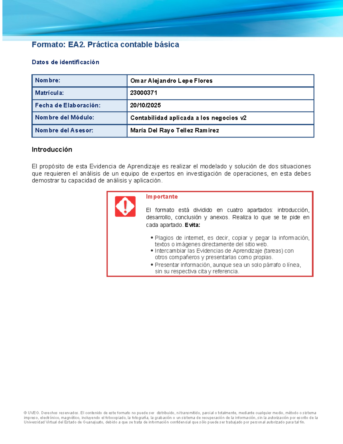 EA2. Práctica Contable Básica: Análisis y Ajustes de Cuentas - Studocu