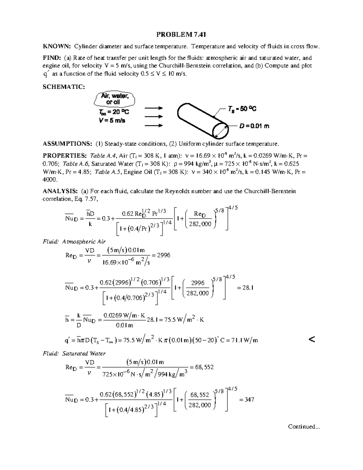 Seminar Assignments - Assignment 8: Heat Transfer Analysis Solution ...