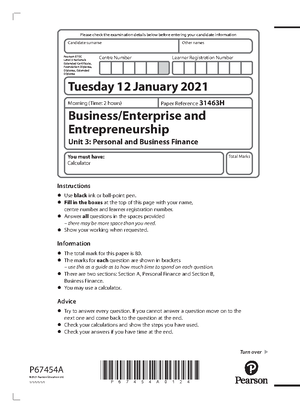 Calmsun-Part B checklist - Unit 2 -Developing a marketing campaign ...
