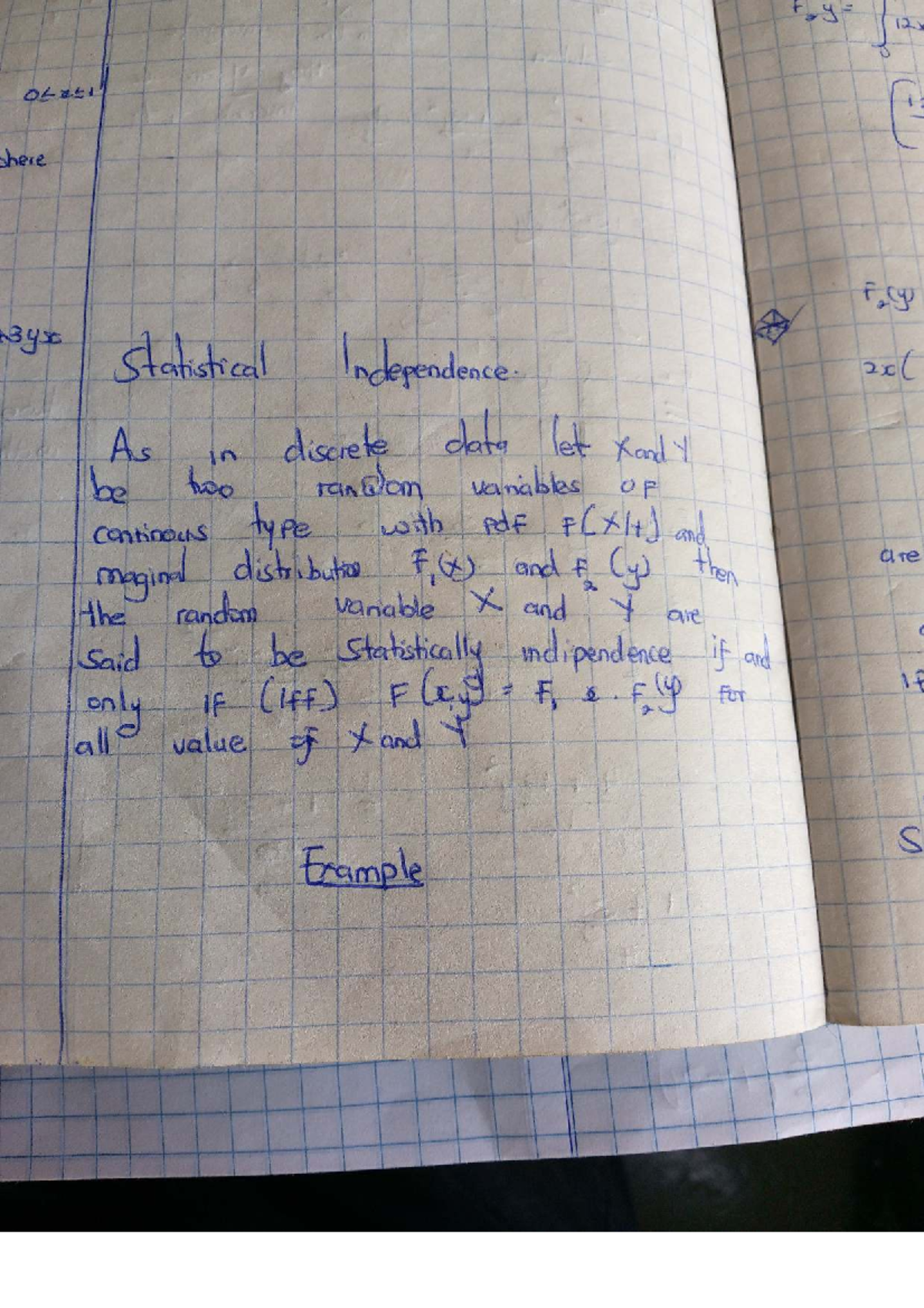 06 Prob & Stat 2: Notes on Statistical Independence and Variables - Studocu