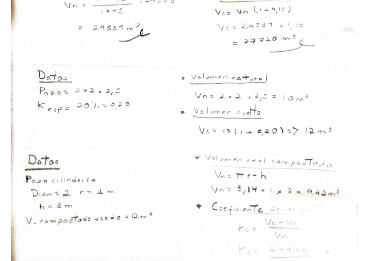 Physics 101: Volume and Pressure Calculations Notes - Studocu
