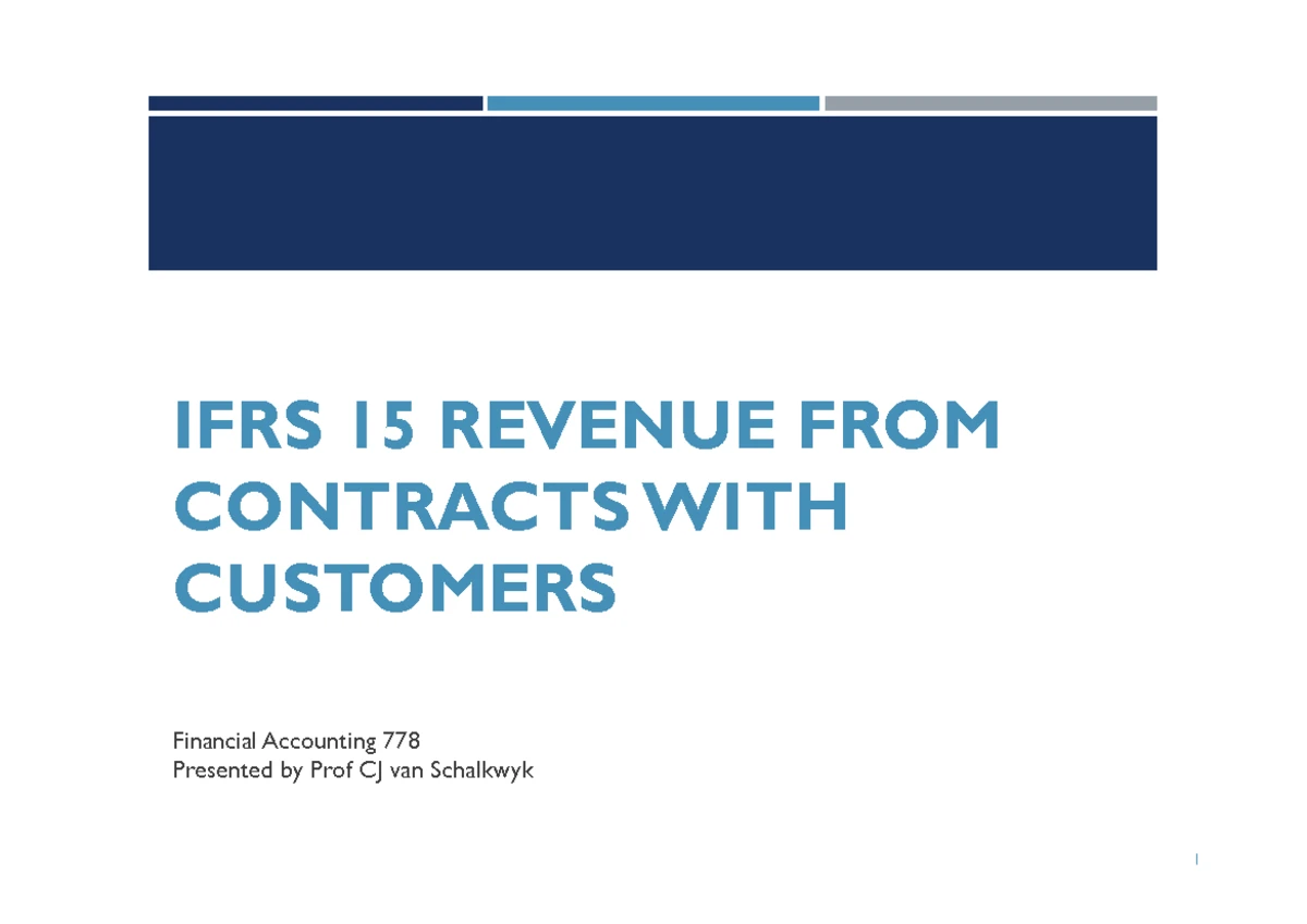 IFRS 16 Leases - Summary with examples - PDF - IFRS 7 Financial ...