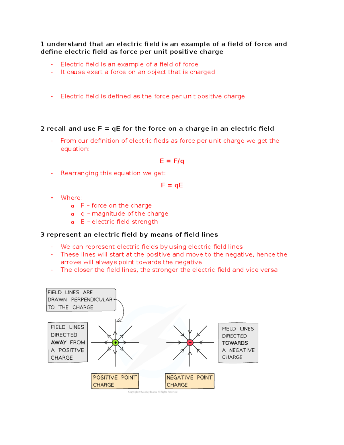 Chapter 18: Understanding Electric Fields and Forces (PHYS 101) - Studocu