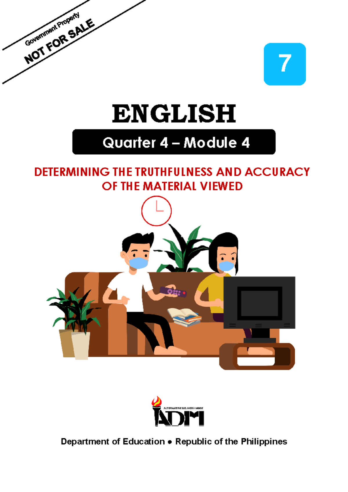 English 7 Q4 M4: Evaluating Truthfulness and Accuracy in Media - Studocu