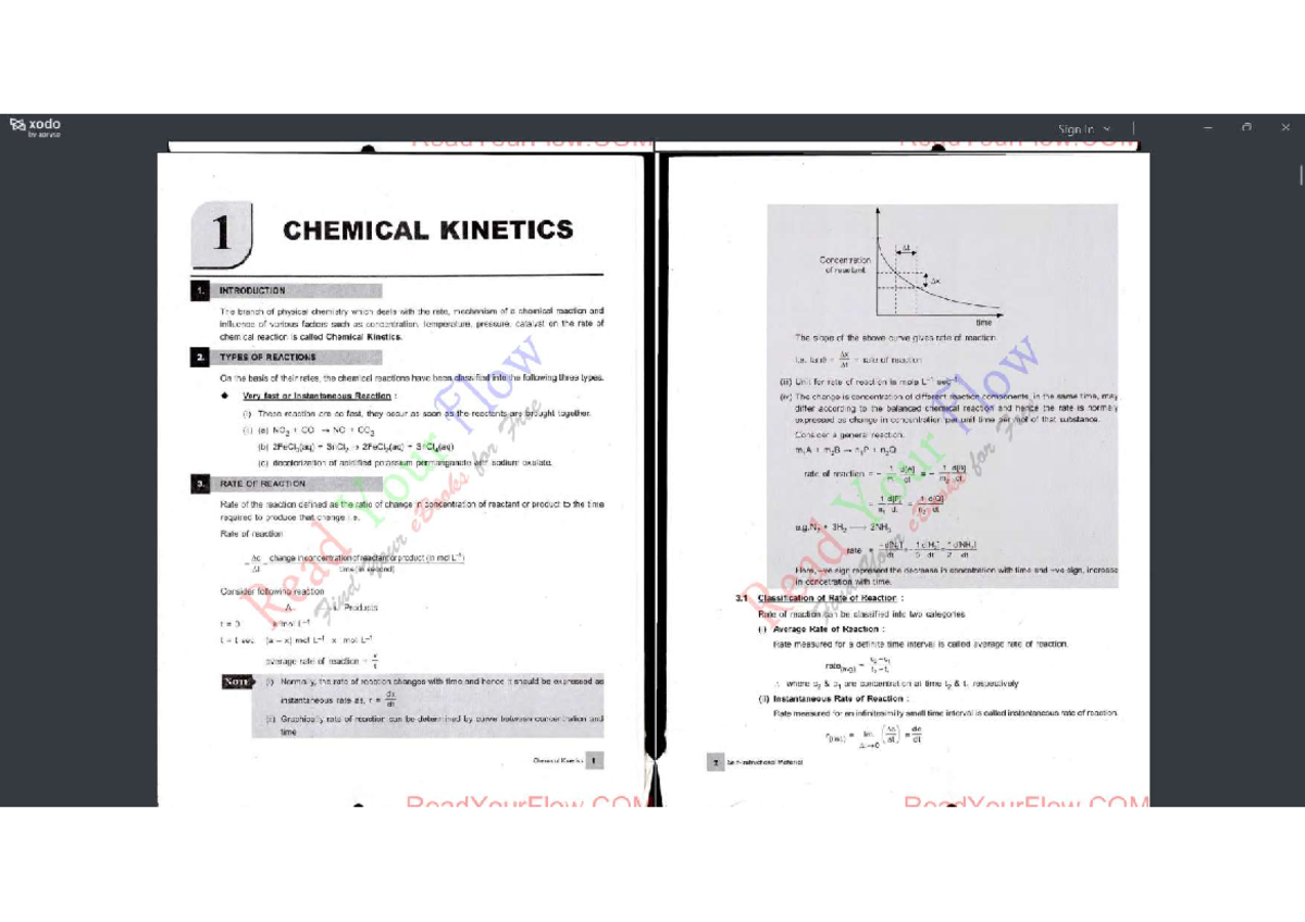 Chemical Kinetics: Understanding Reaction Rates and Mechanisms - Studocu