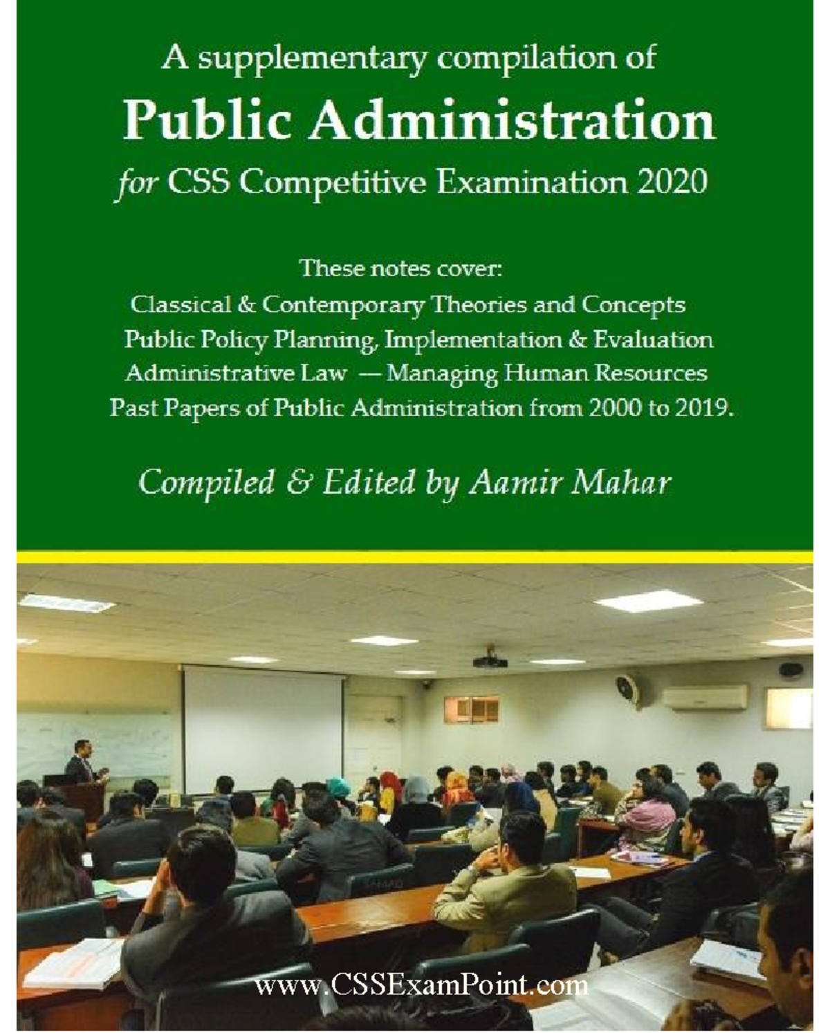 Public Administration Past Papers: CSS 2000-2018 Compilation by Aamir ...
