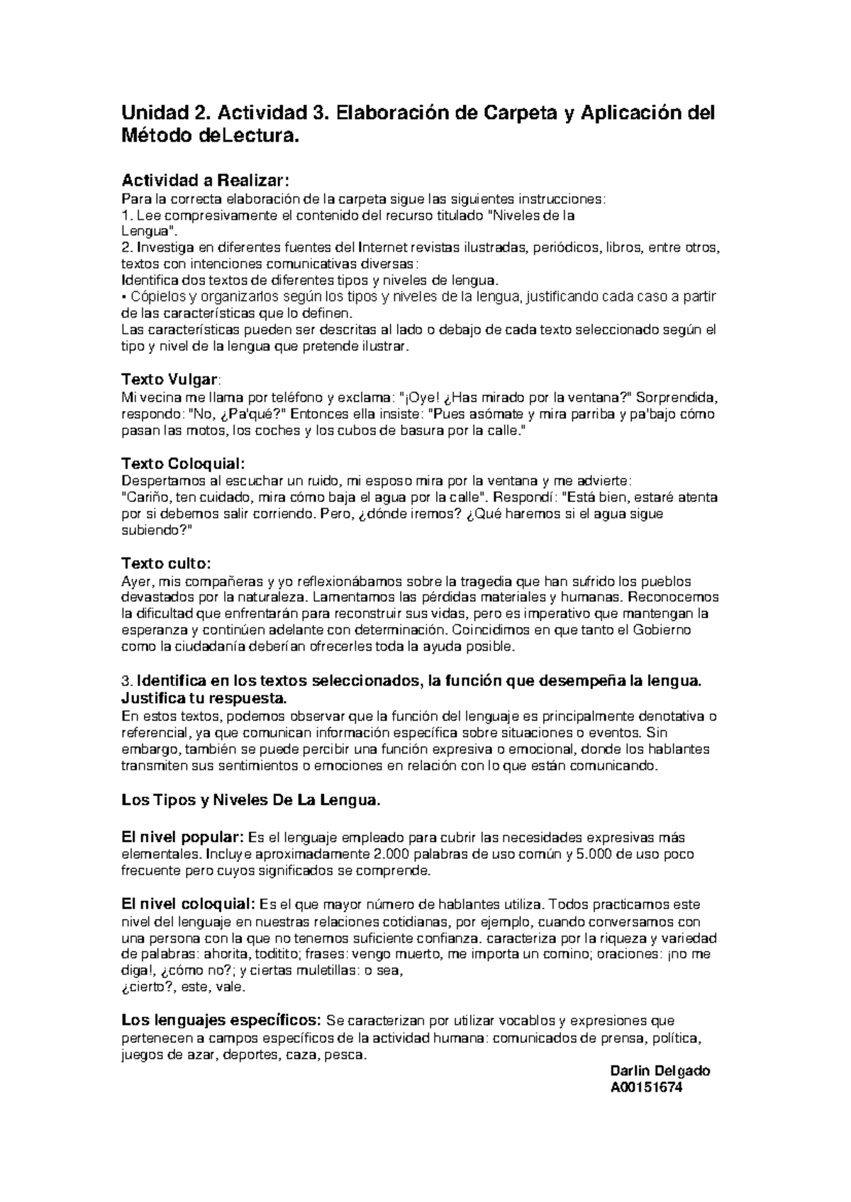 Documento (52) - Carpeta aplicación del método de lectura. - Unidad 2 ...