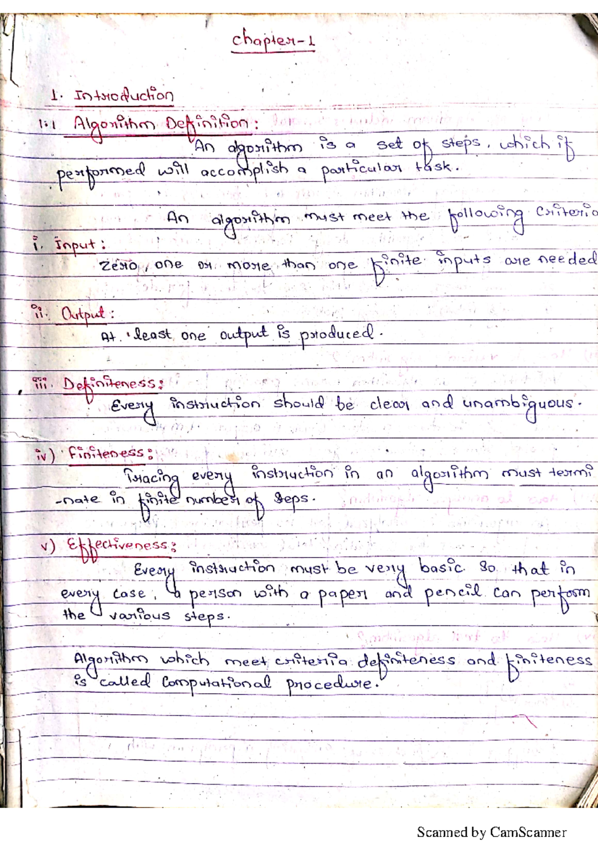 Algorithm Analysis and Design Notes - Part 1 (ITC-204) - Studocu