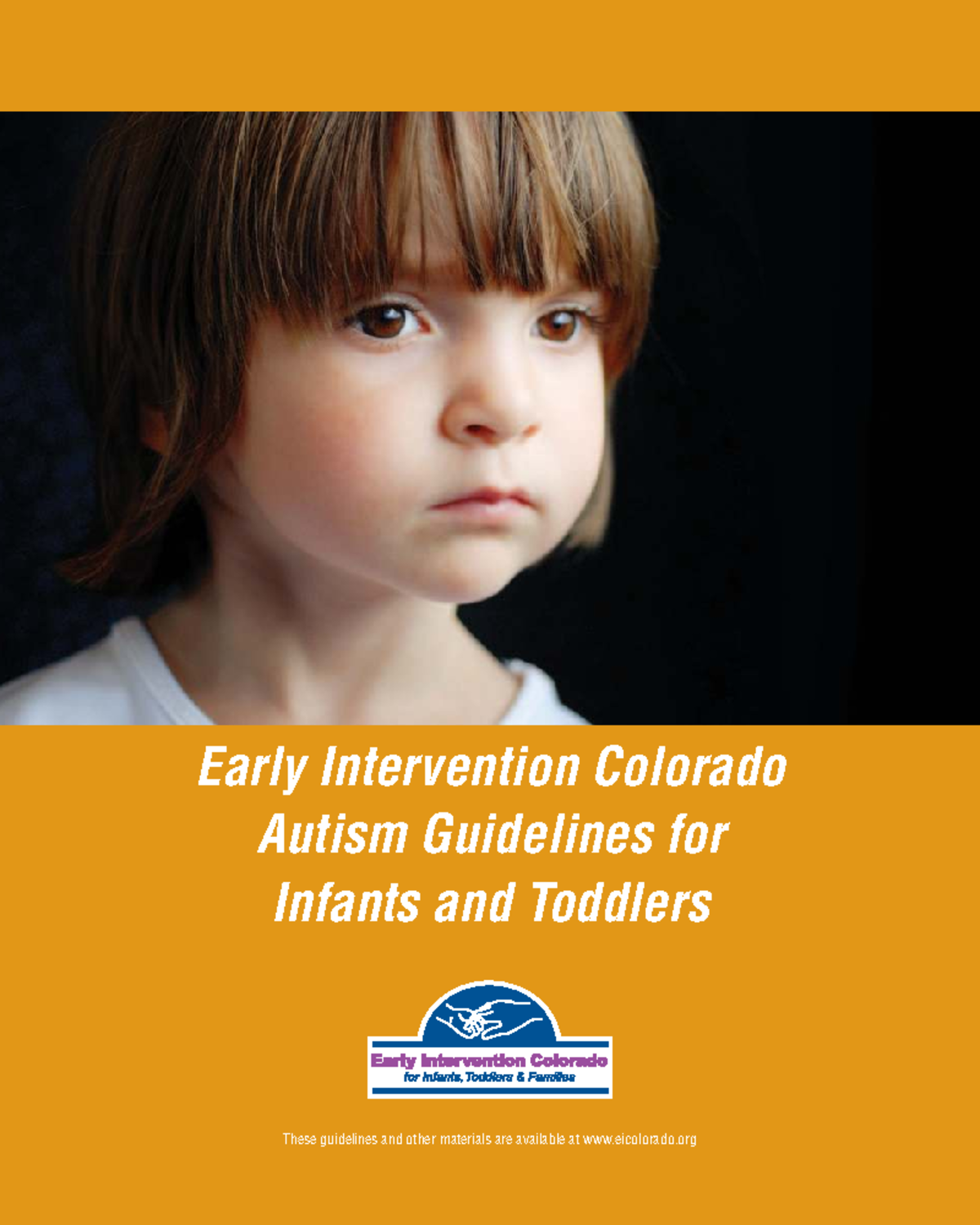 Early Intervention Guidelines for Autism in Infants & Toddlers ...