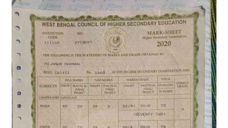 Higher Secondary Exam Results 2020 - B778597 - Studocu
