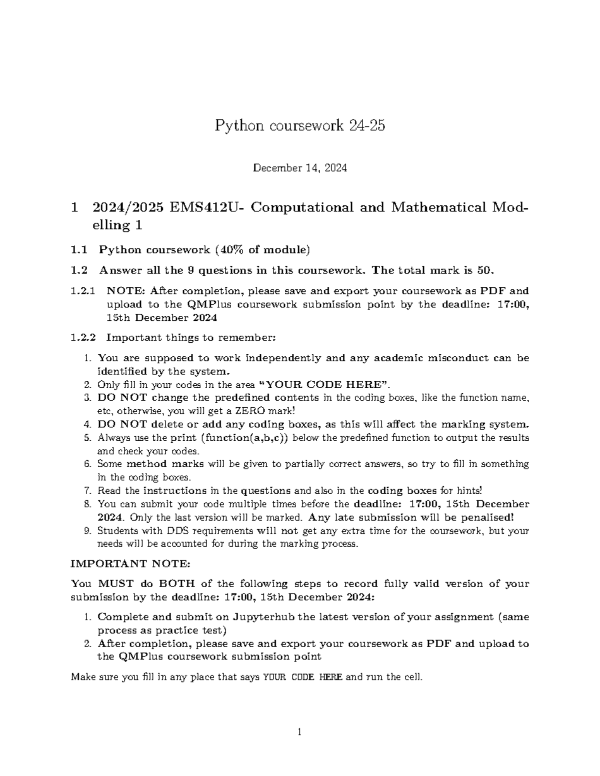 Python coursework 24-25 - Python coursework 24- December 14, 2024 1 ...