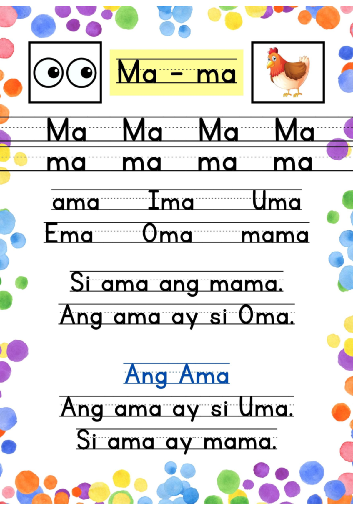 Marungko - This is a reading material - TO . . Ma ma Ma Ma Ma Ma ma ma ...