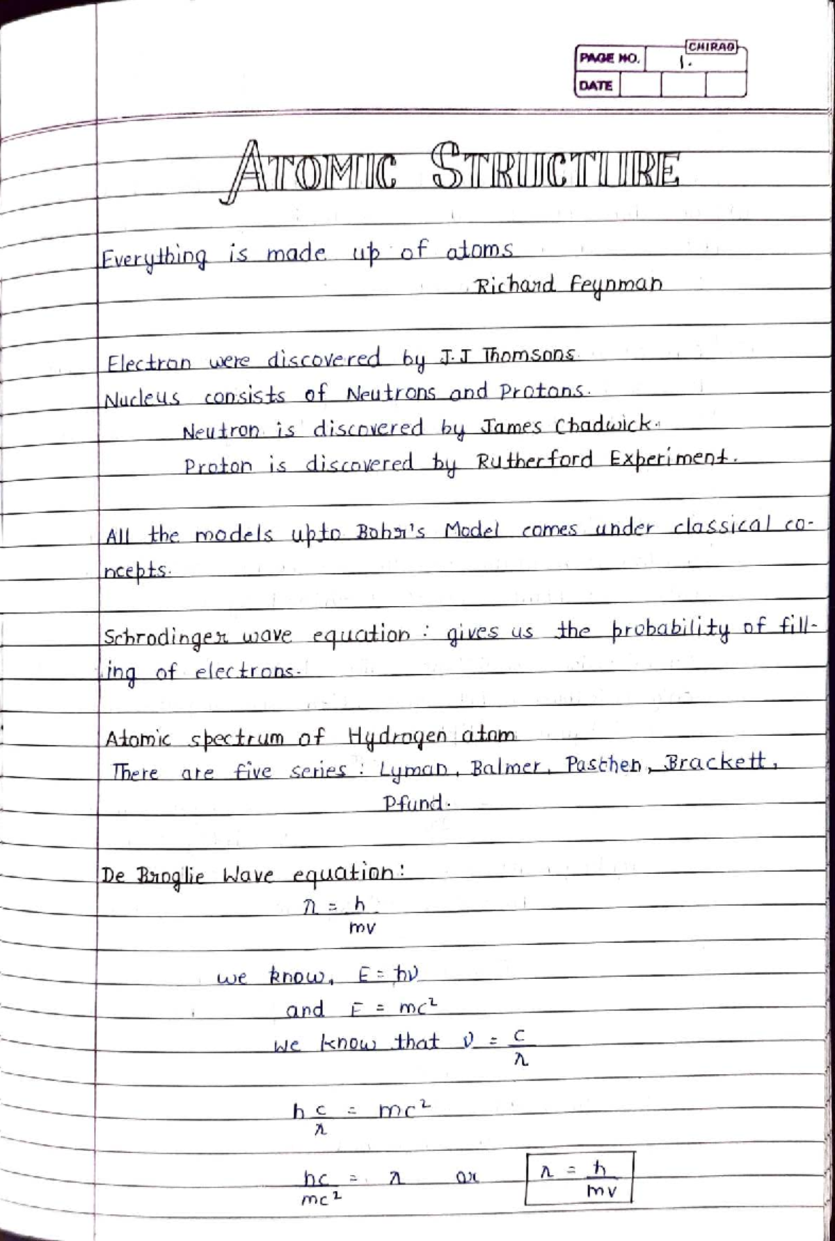 Inorganic Chemistry Class Notes - Studocu