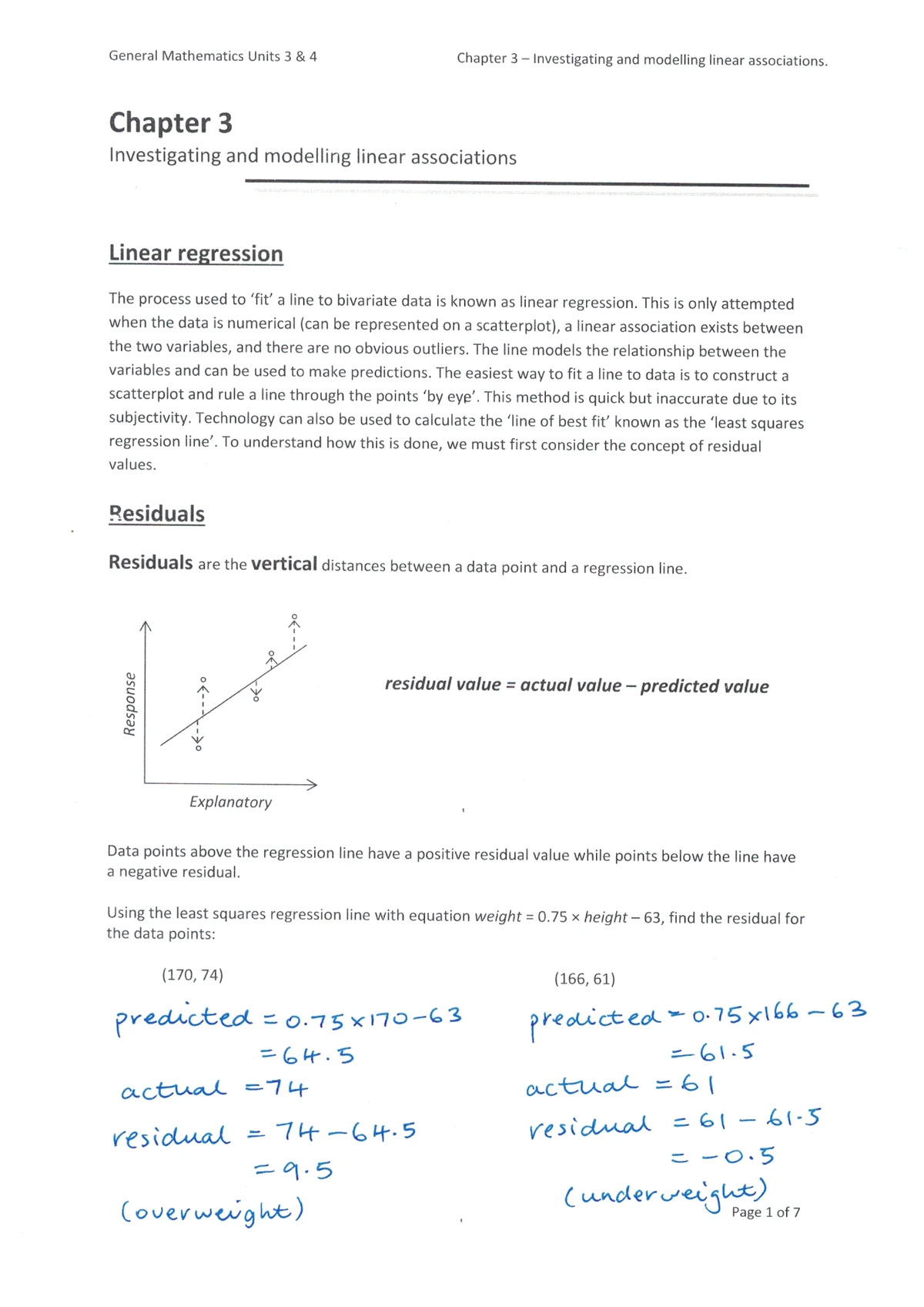 Edrolo VCE General Mathematics Units 34 Chapter 7 Answers - Studocu