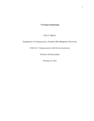 [Solved] Which of the following is the best explanation of how a message - COM with diverse ...