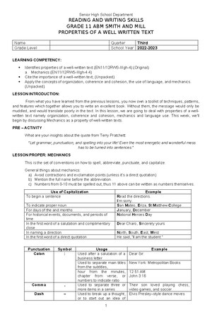 EAPP Course Syllabus - COURSE SYLLABUS In English for Academic and ...