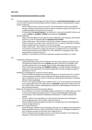 Social Influence Detailed Notes - AQA Psychology A-level Notes Topic 1 ...