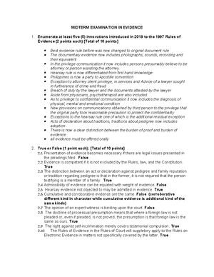 Special Civil Action Lecture Notes - I. SPECIAL CIVIL ACTIONS (Rules 62 ...