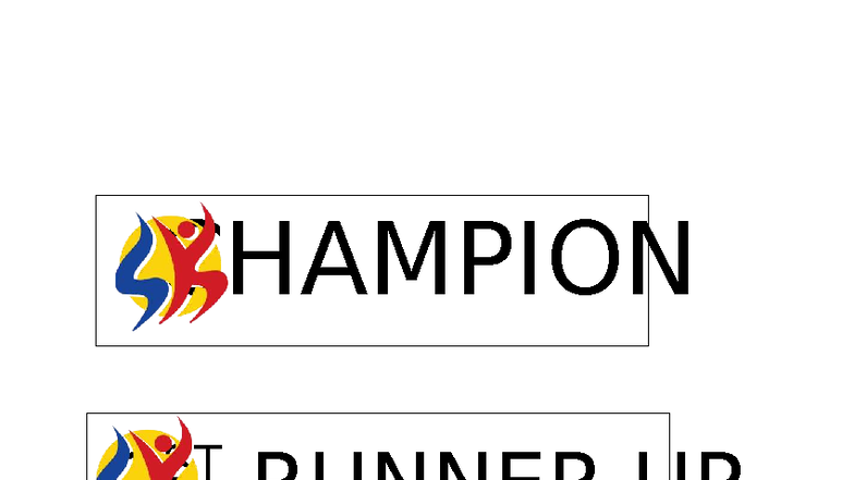 Champion - QUANTITATIVE ANALYSIS - CHAMPION 1 ST RUNNER UP 2 ND RUNNER ...