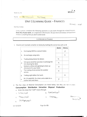 Pre-Calculus - Grade: 11 - High School - Canada - Studocu