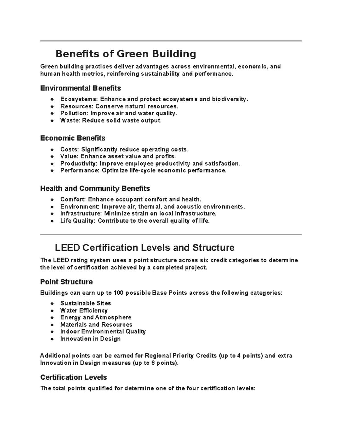 Benefits of Green Building: Environmental, Economic, and Health ...