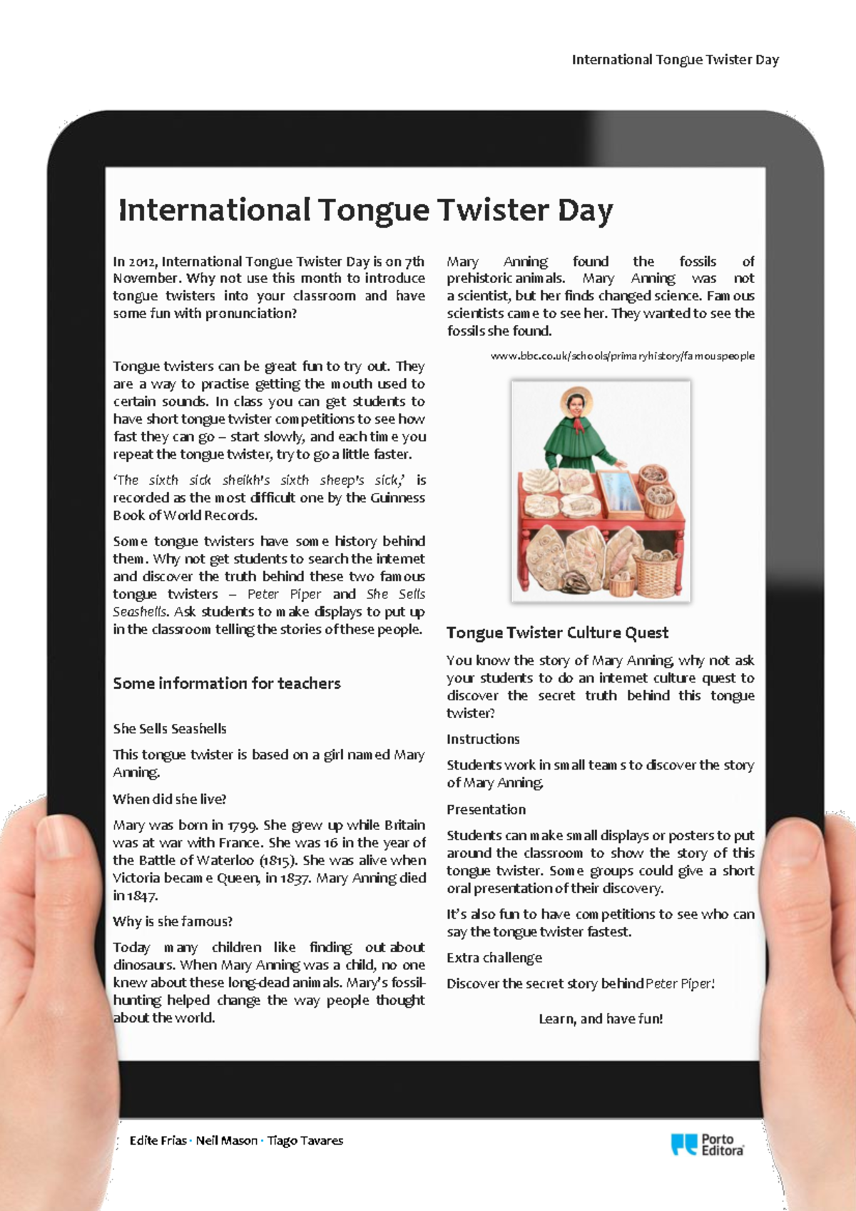 International Tongue Twister Day - Why not use this month to introduce ...