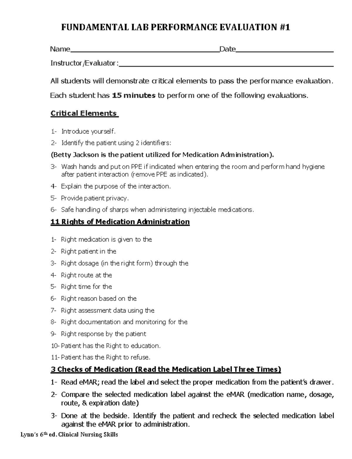 FUNDAMENTAL LAB PERFORMANCE EVALUATION: Mid Semester Review - Studocu