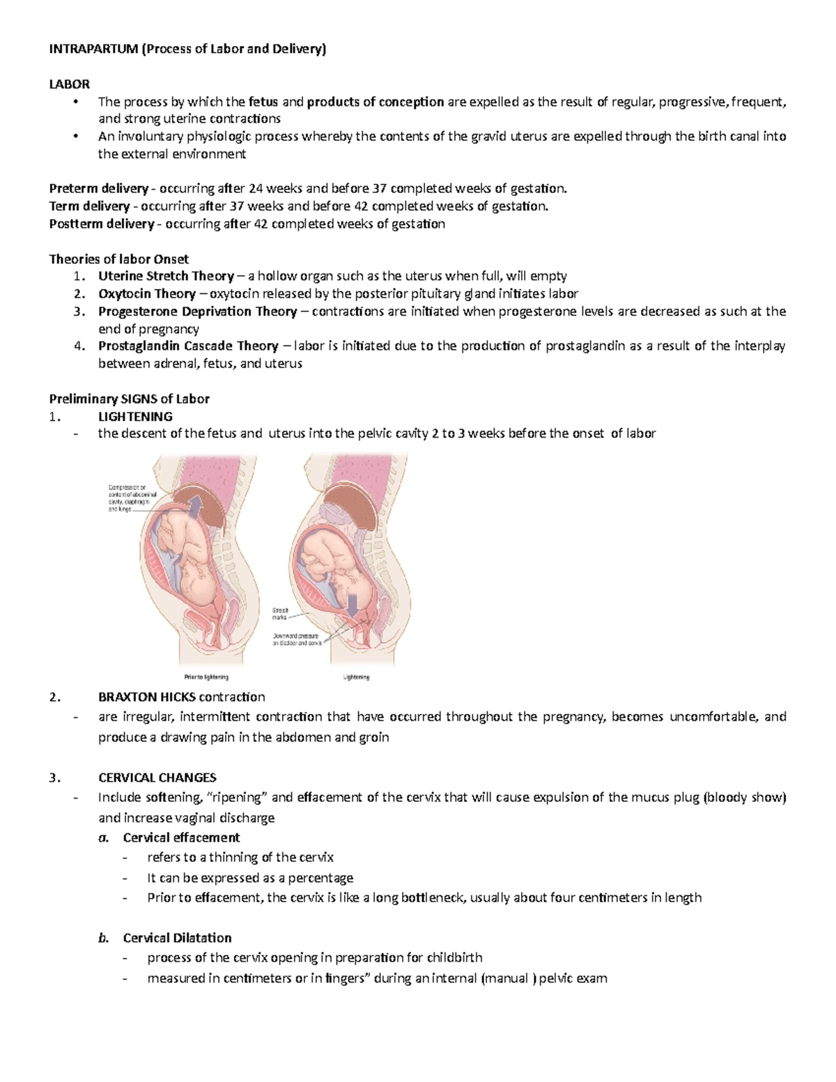 Transes - Maternal & Child Health Nursing Notes (Final Exam Study Guide ...