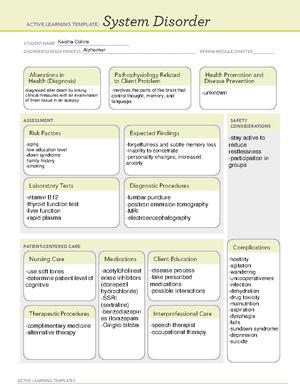 Medication card Gabapentin - ACTIVE LEARNING TEMPLATES THERAPEUTIC ...