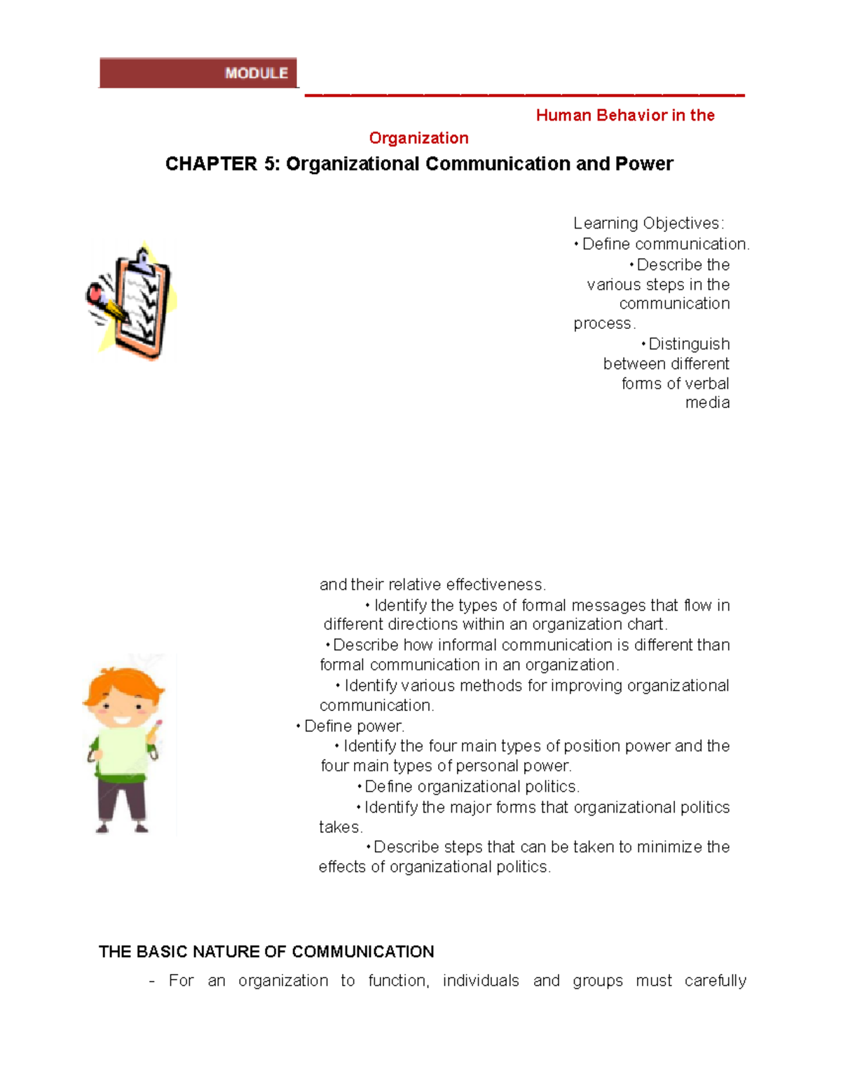 Chapter 5: Insights into Org Communication & Power Dynamics - Studocu
