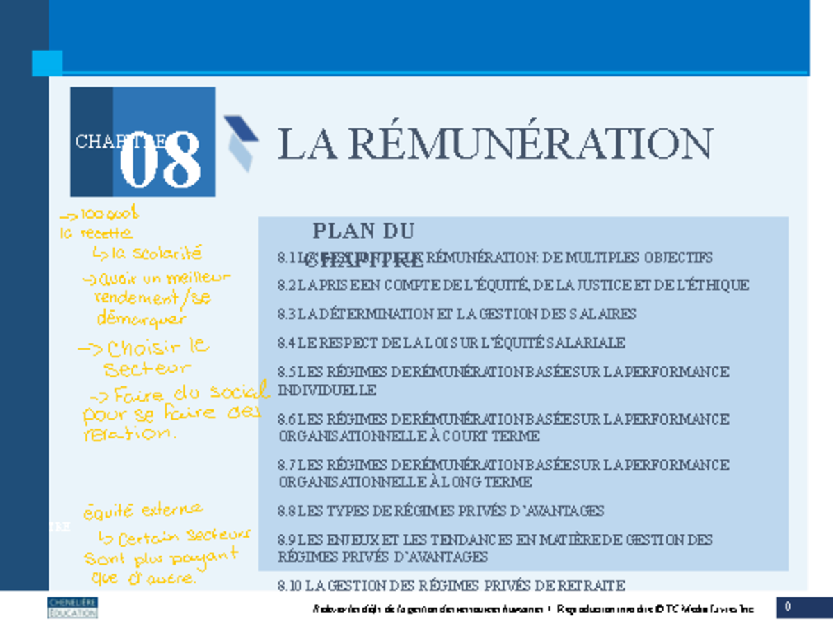 Ch08 Remun - Rock Bérard - CHAPITRE CHAPITRE PLAN DU CHAPITRE 08 LA ...
